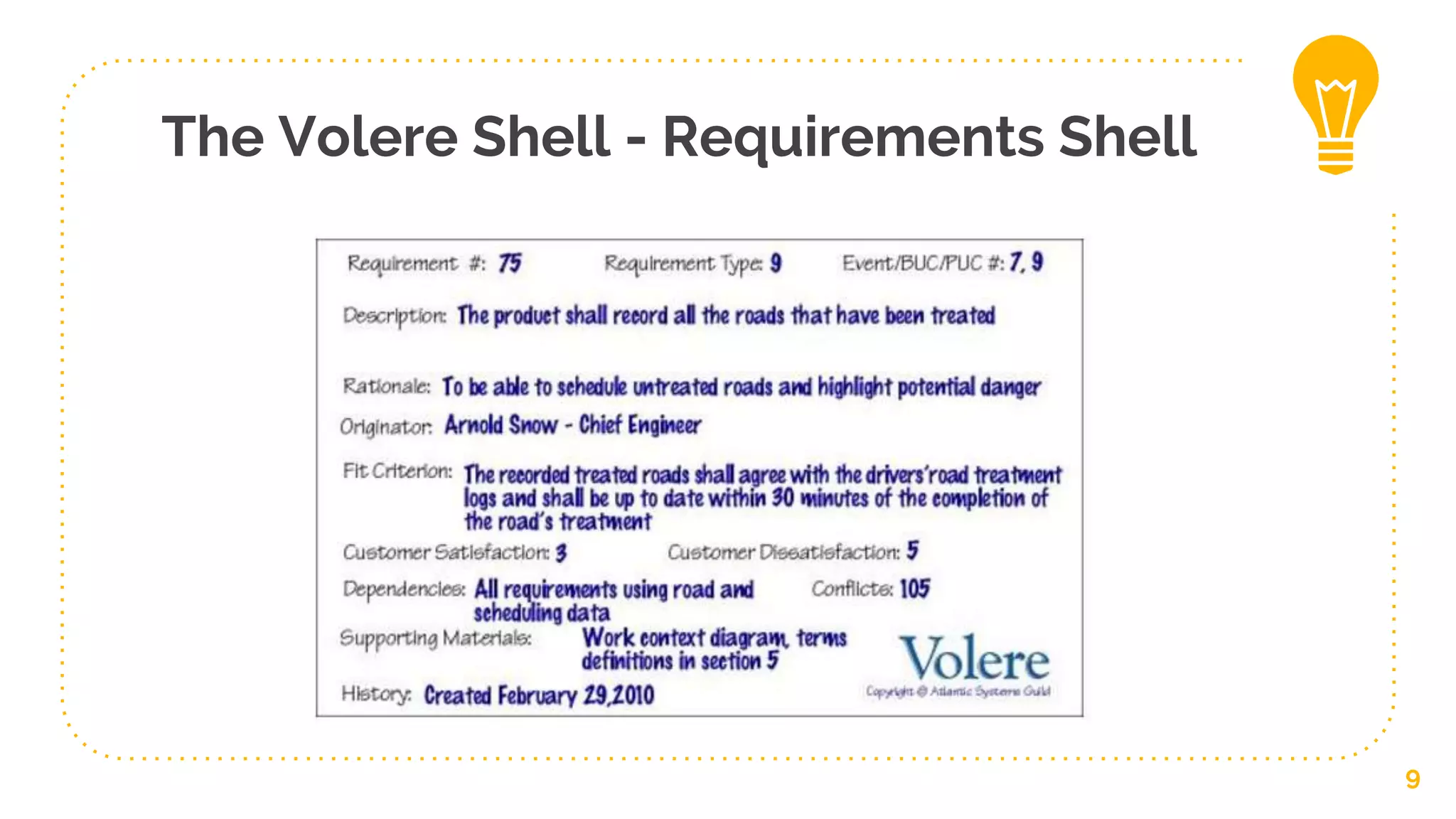 Req documentation standards | PPTX