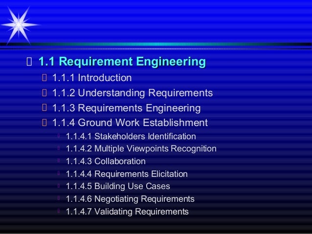 Requirement Engineering