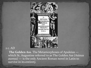 Latin Literature Timeline | PPTX