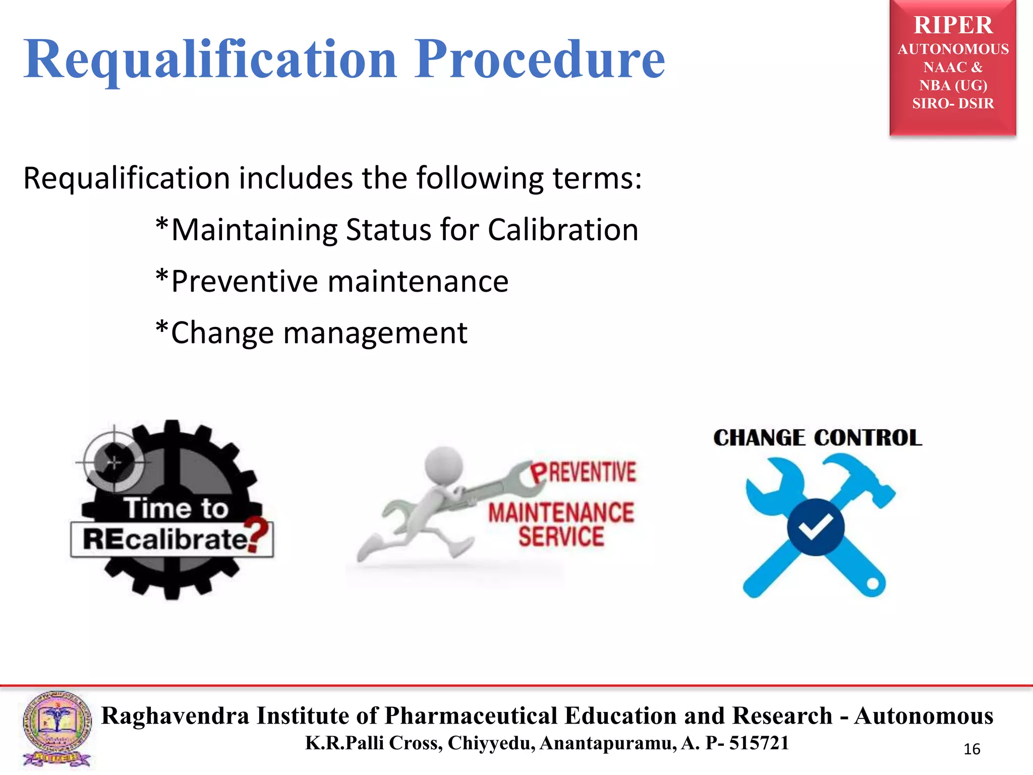 Requalification | PPTX