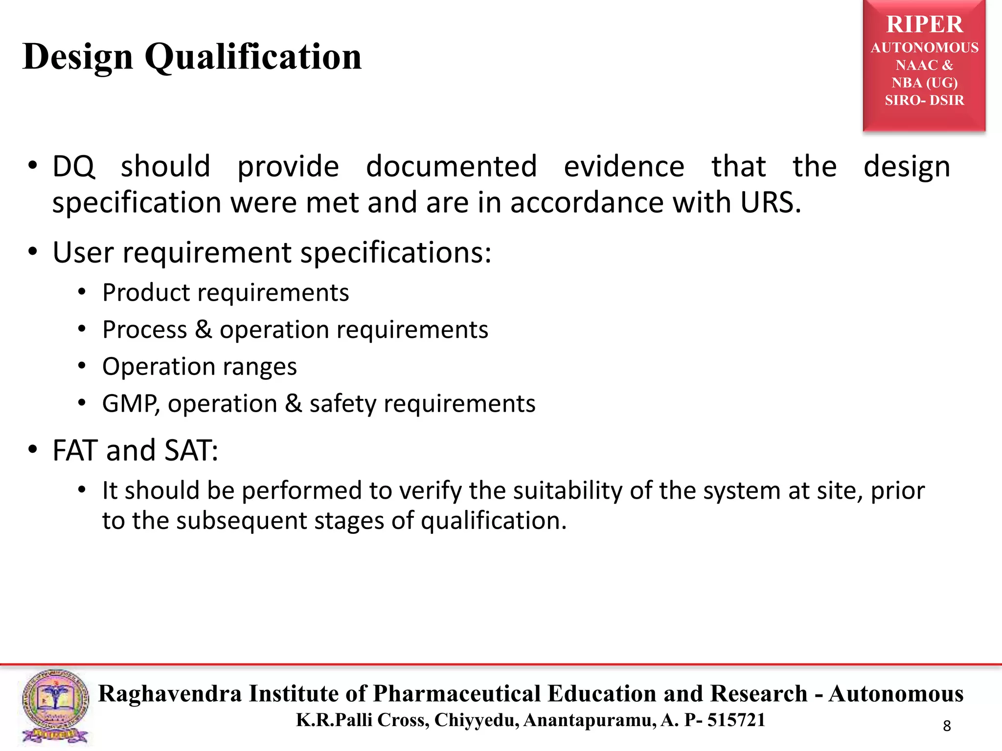 Requalification | PPTX