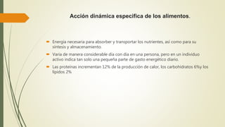 Requerimientos nutricionales. dietética | PPTX
