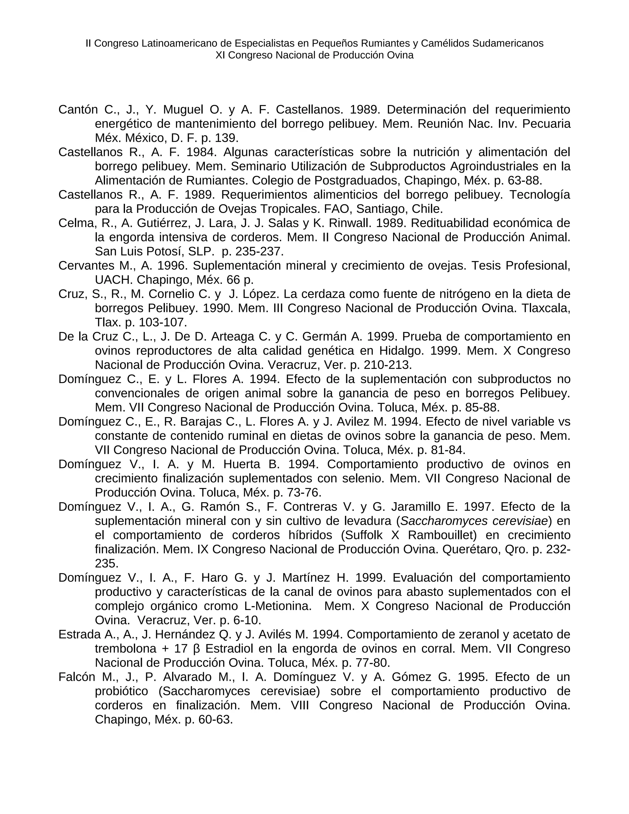 Requerimientos nutricionales de ovinos pelibuey y de lana | PDF
