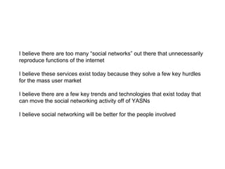 Request for a decentralized social network | PPT