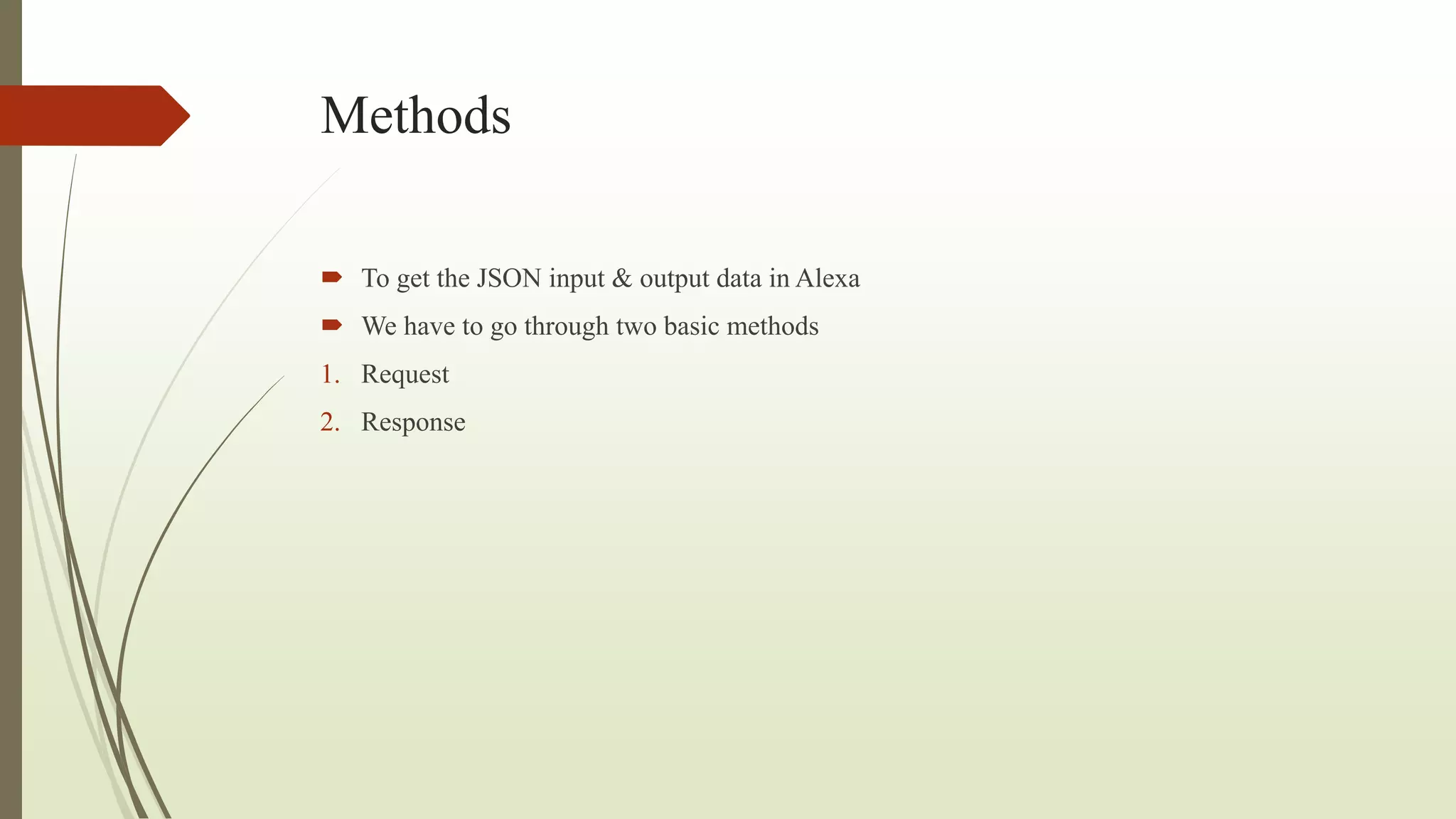Request and response json | PPTX