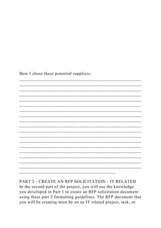 Request for ProposalCall Center Hardware Upgrade.docx | Developmental ...