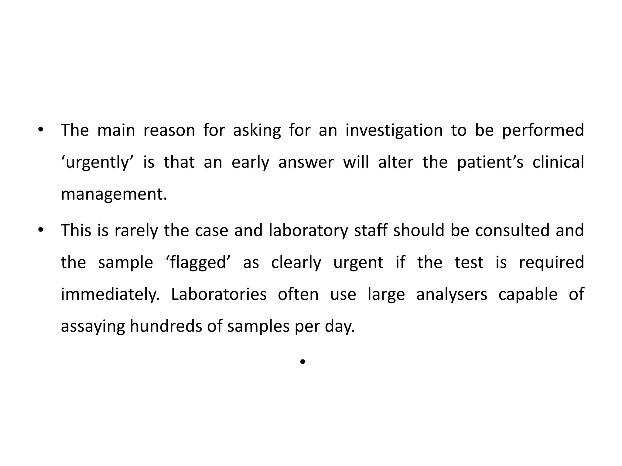 Requesting laboratory tests and | PPTX