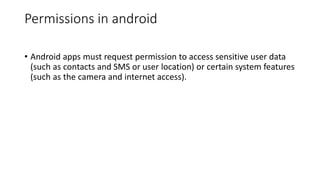 Request permissions in Android App.pdf | Operating Systems | Computer ...