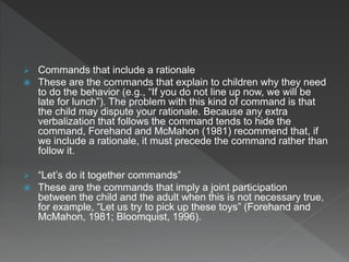 Guidelines to Improve Compliance with our Requests and Commands | PPTX