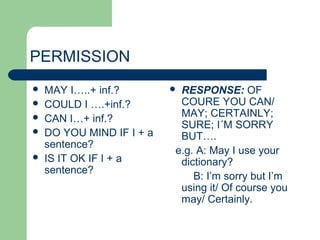 Requests and permission in english | PPT