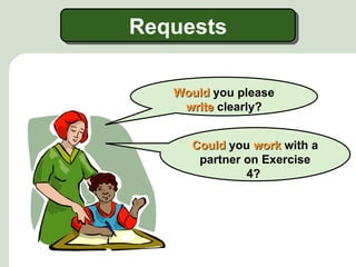 Requests, can, could, will, would, would you mind | PPS