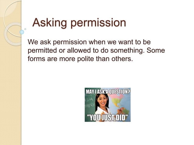 Requests permission offer | PPTX