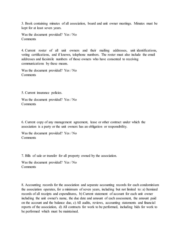 DBPR Request to access association records Template | DOCX | Law