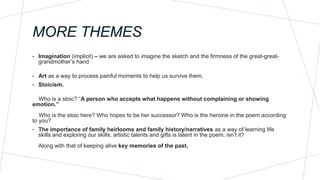 Request to a year by Judith Wright - analysis | PPTX