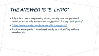 Request to a year by Judith Wright - analysis | PPTX