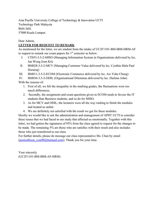 Request to remark | PDF | Education industry | Industries