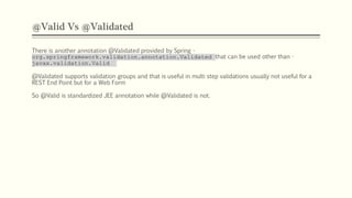 Spring REST Request Validation | PPTX