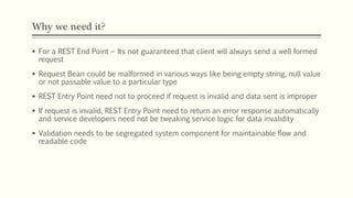 Spring REST Request Validation | PPTX | Web Development | Internet