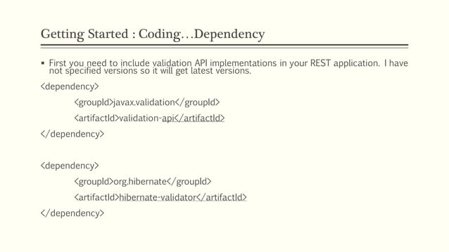 Spring REST Request Validation | PPT