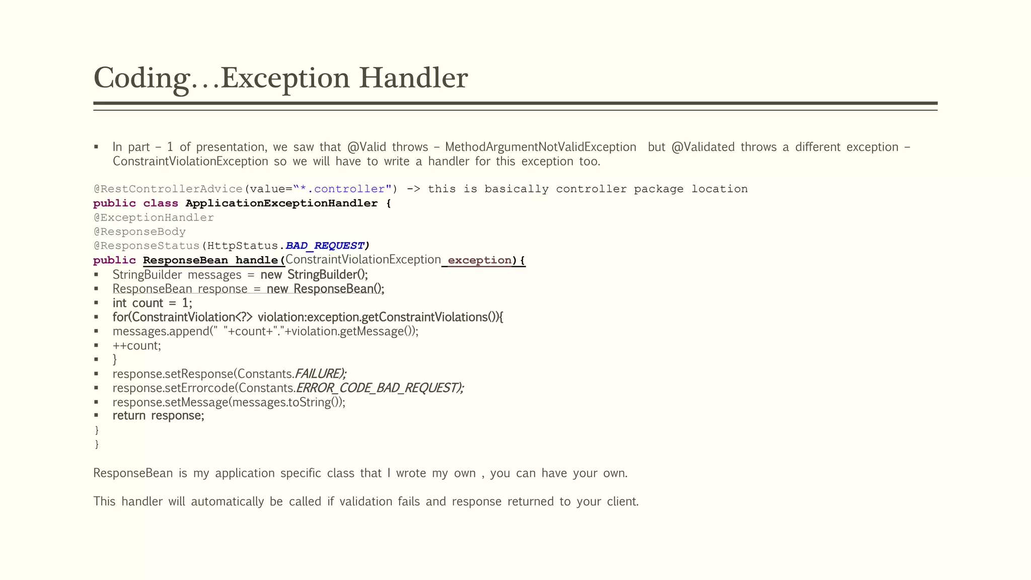 Request Validation In Spring Rest-Part2 | PPT