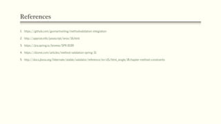 Request Validation In Spring Rest-Part2 | PPT