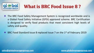 Guidance on BRC food issue 8 documentation requirements | PPT