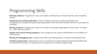 Required computer skills program devlopment | PPT