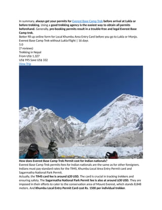 Required Permits for Everest Base Camp Trek.docx