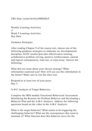 Required Resources1. Read from your text, Challenging Behavior.docx