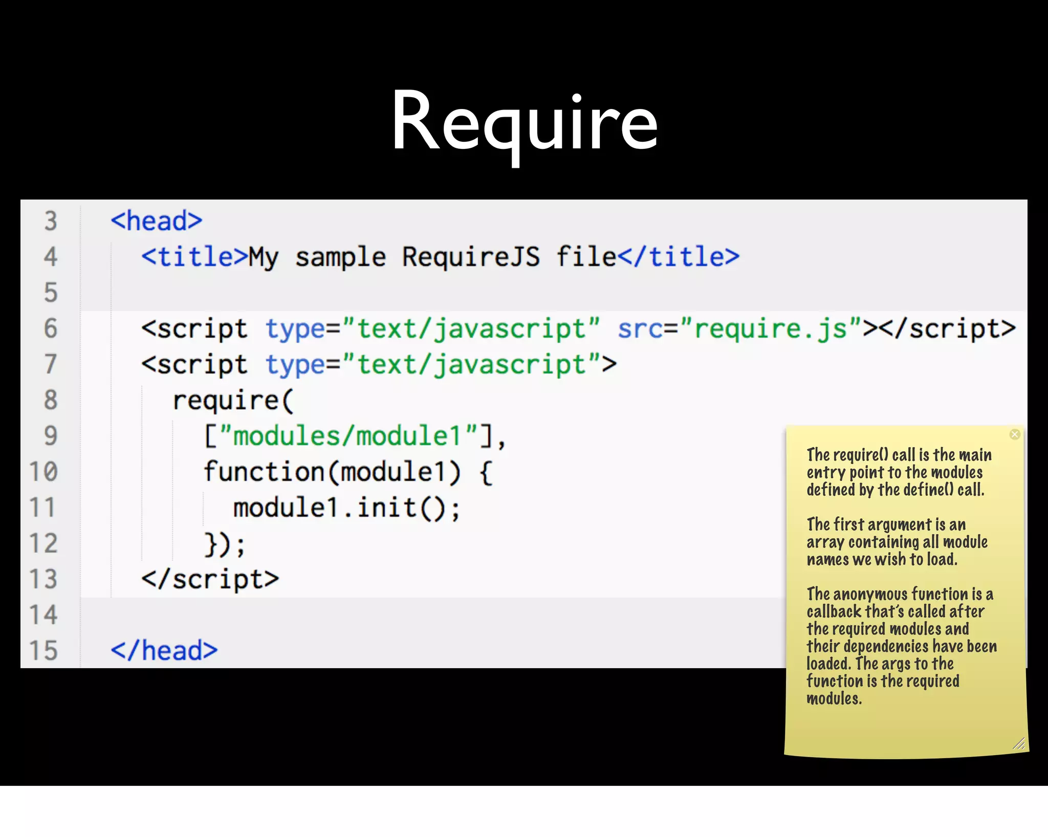 Using RequireJS for Modular JavaScript Code | PPT Using RequireJS for Modular JavaScript Code | PPT