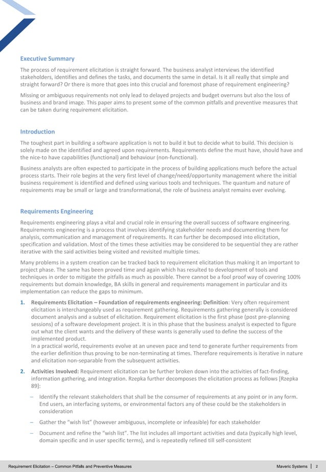 Requirement elicitation | PDF