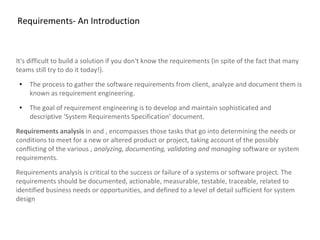 Requirement analysis | PPT