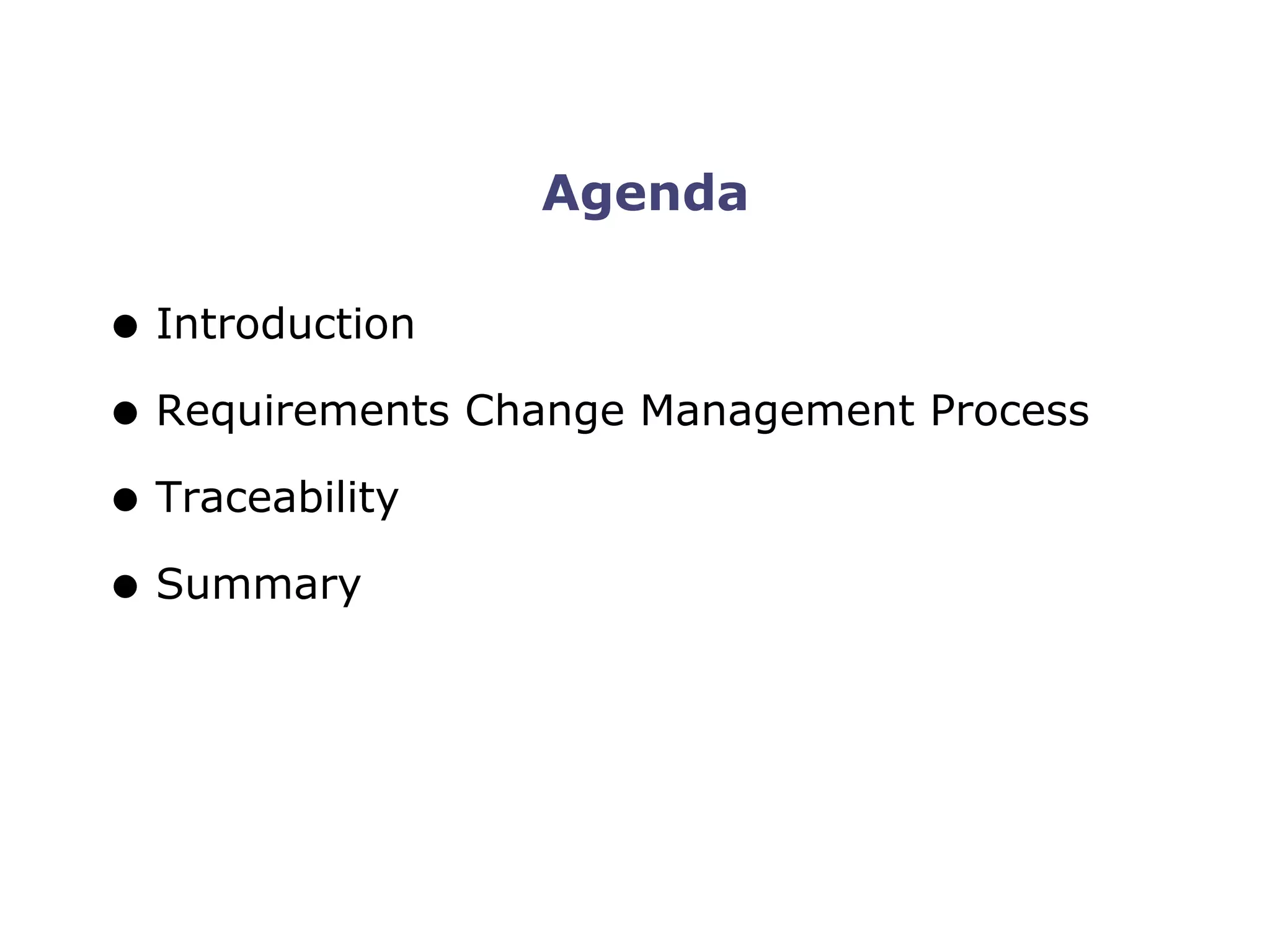 Requirement change management | PPT