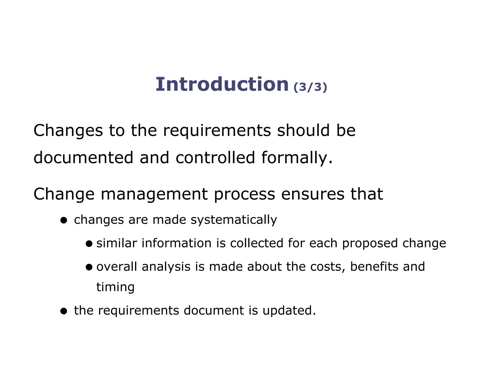 Requirement change management | PPT