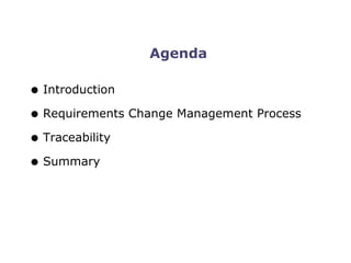 Requirement change management | PPT