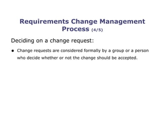 Requirement change management | PPT