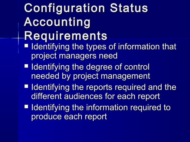 Requirement configuration management | PPT