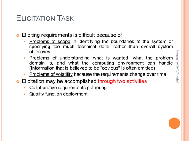 Requirement Engineering.ppt | Computing | Technology & Computing