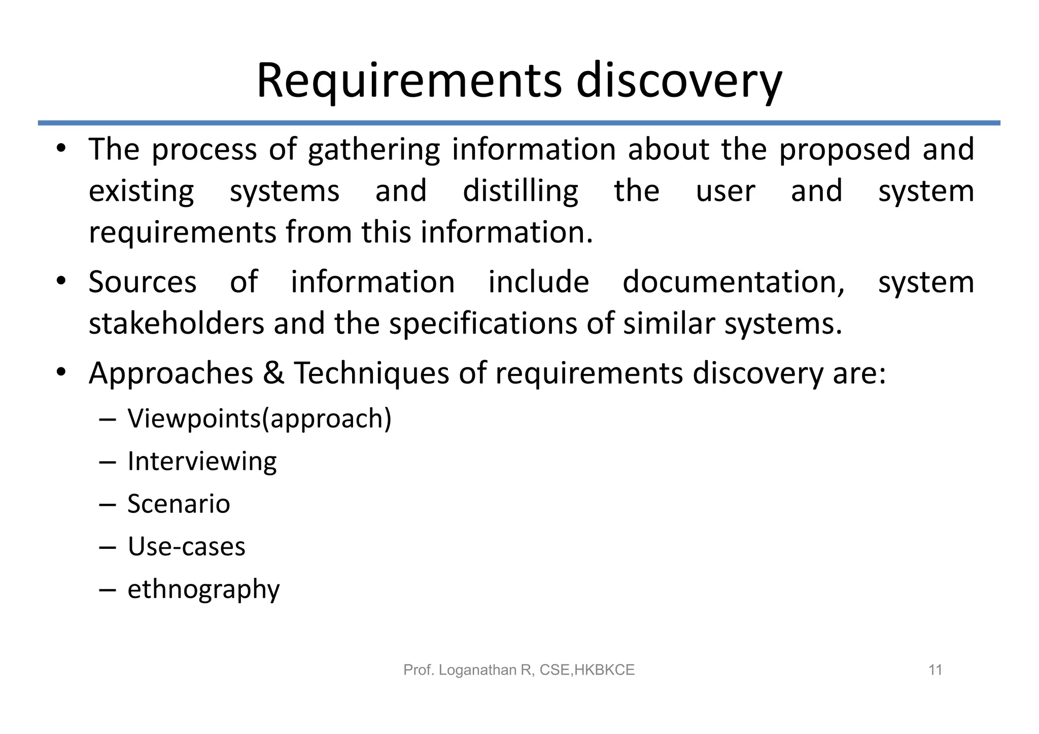Requirement engineering process | PPT