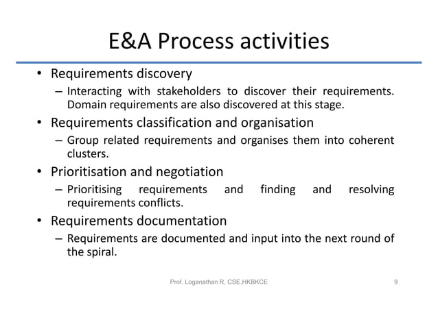Requirement engineering process | PDF | Business | Business and Finance
