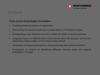 Requirement of advertising and promotions for a company | PPT | Free ...