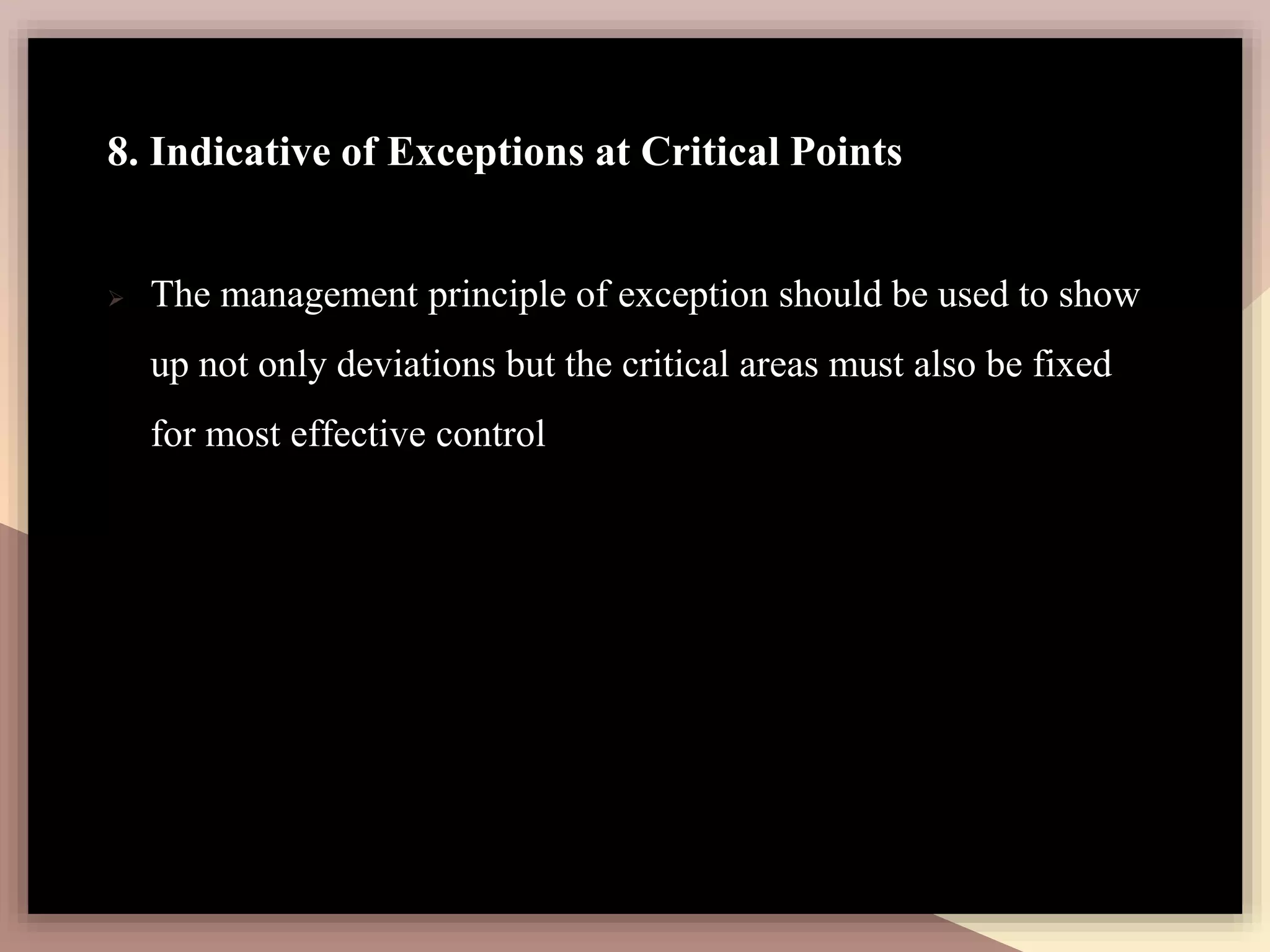 Requirement of effective control system | PPTX