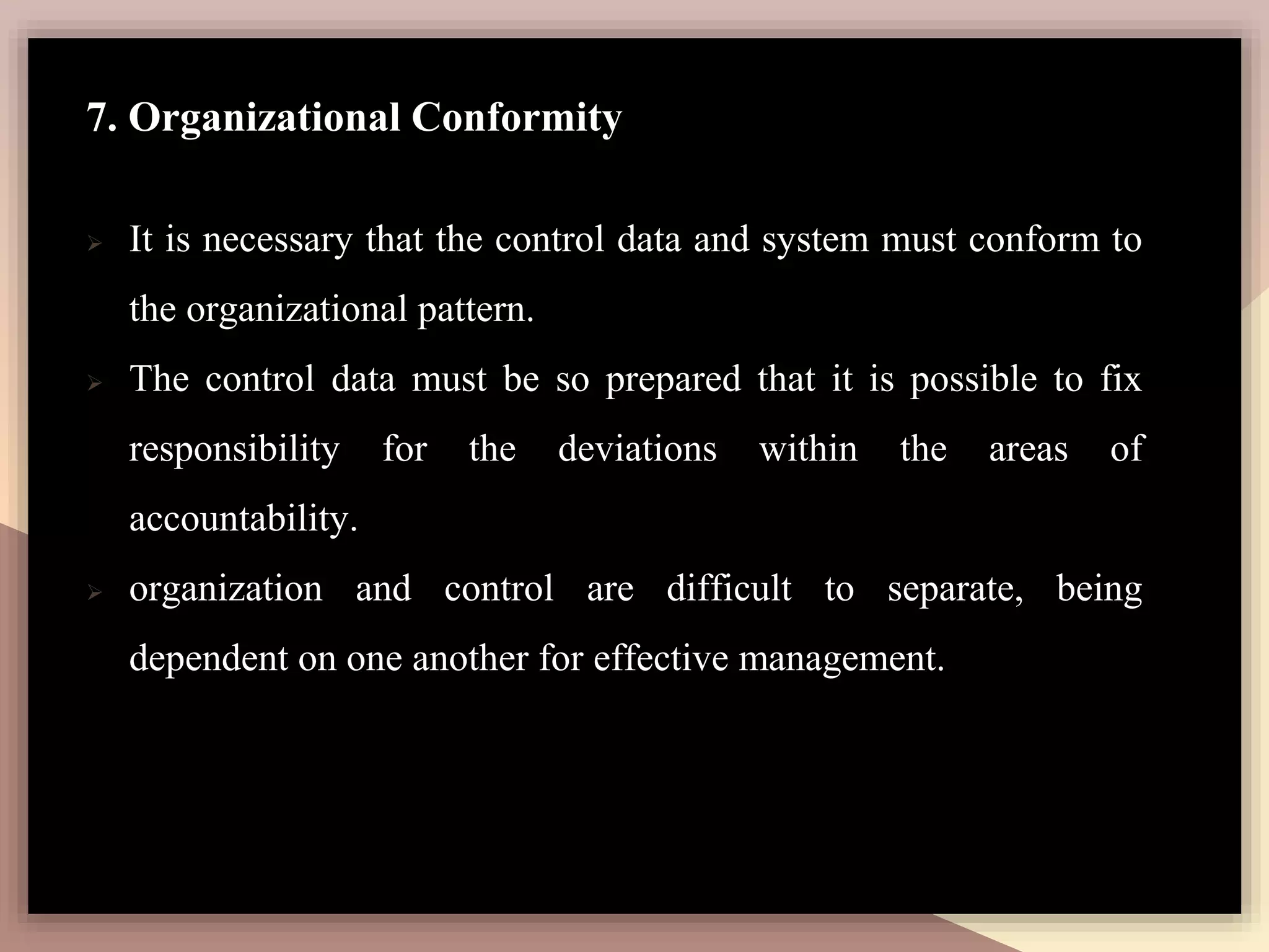 Requirement of effective control system | PPTX