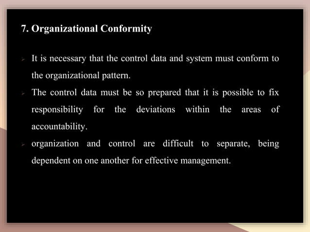 Requirement of effective control system | PPTX