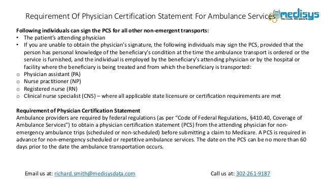 Requirement Of Physician Certification Statement For Ambulance Services.pdf
