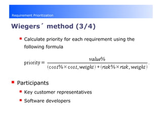 Requirement prioritization | PPT