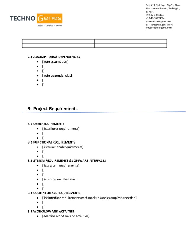 Requirements gathering-template-project manager-fd-cm | DOCX