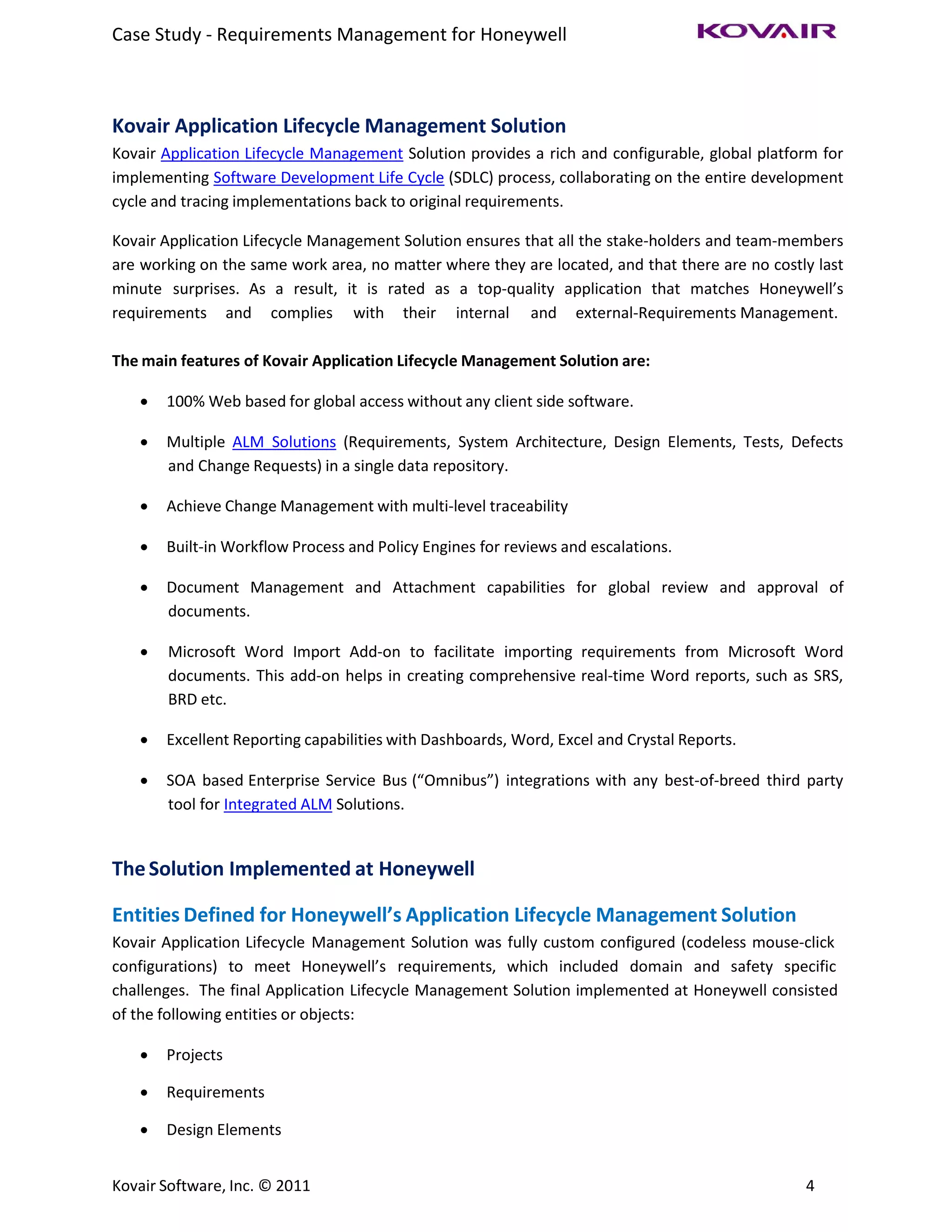 Requirements-Management-Case-Study-for-Honeywell | PDF