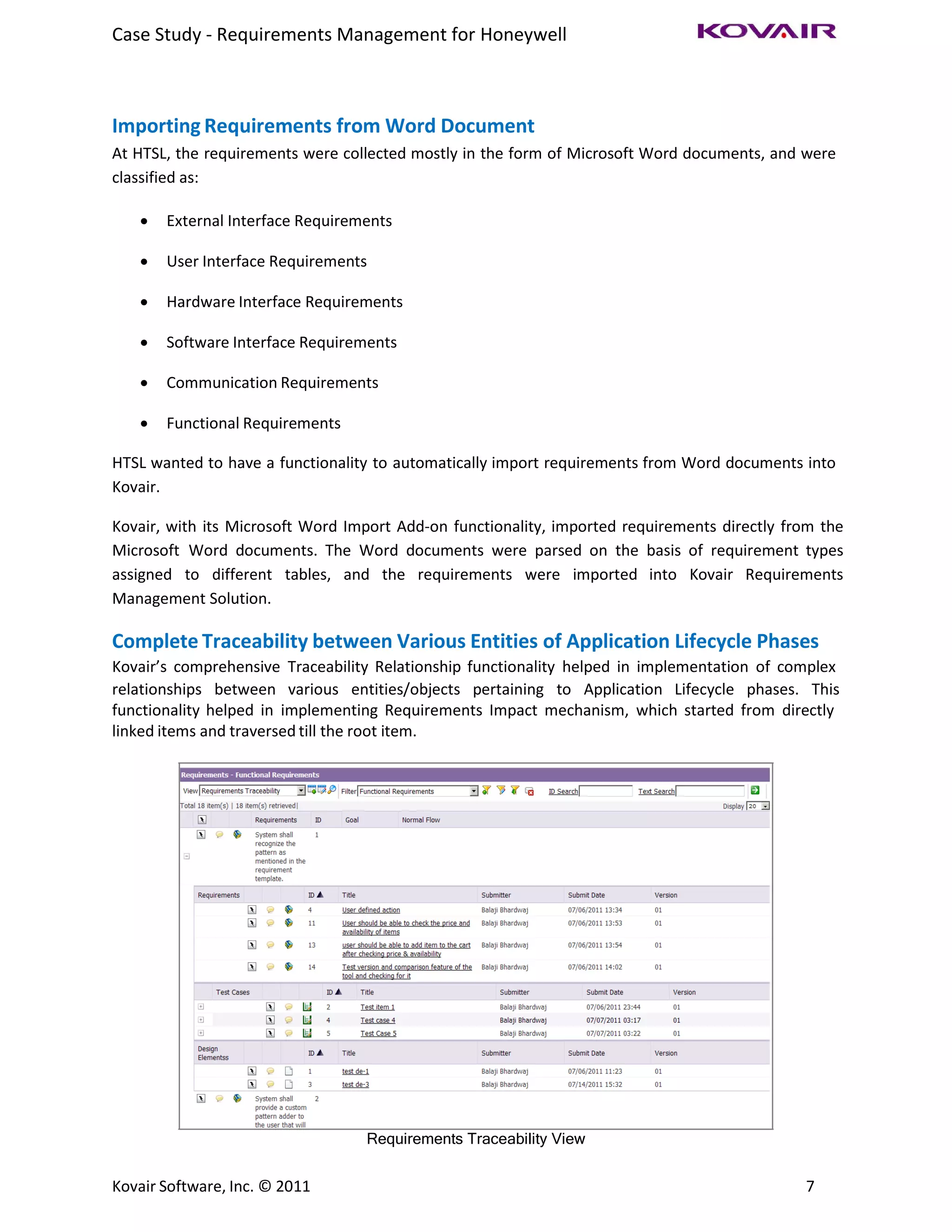 Requirements-Management-Case-Study-for-Honeywell | PDF