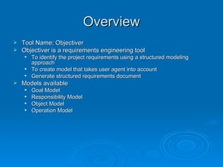 Requirements Tool | PPT